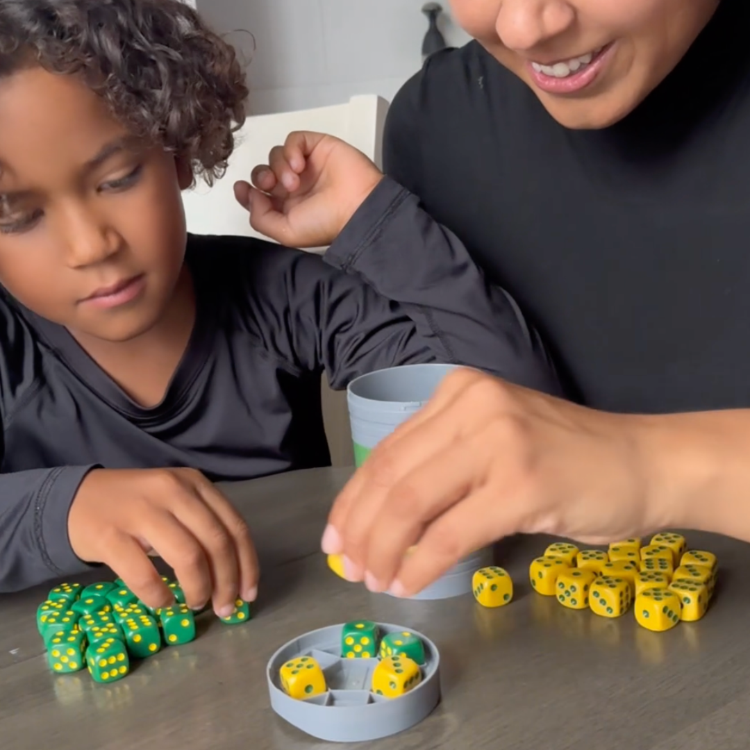 Trash Dice - Fast-Paced Family Dice Game | 2-Player Board & Dice Set ...