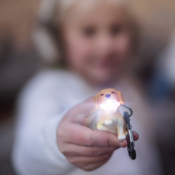 Big Discoveries Dog WildLight - Fun Mini Animal Carabiner Flashlight