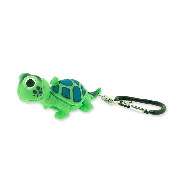 Big Discoveries Turtle WildLight - Fun Mini Carabiner Flashlight