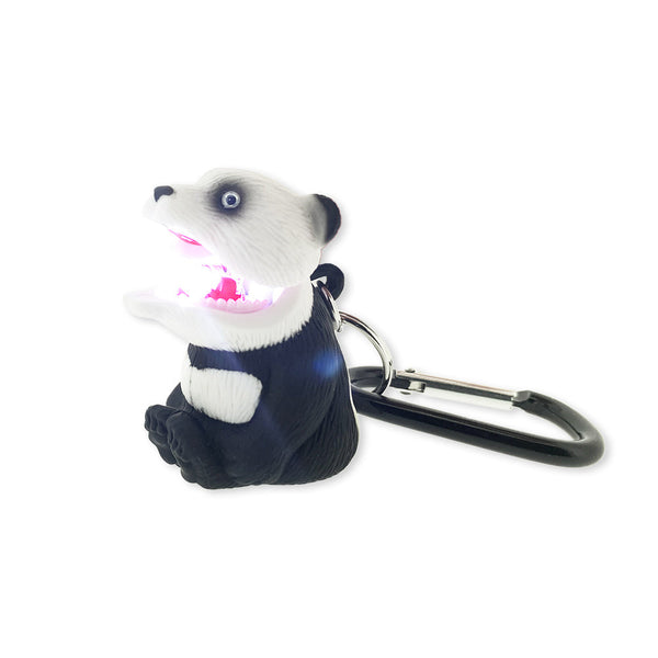 Big Discoveries Panda WildLight - Fun Mini Animal Carabiner Flashlight
